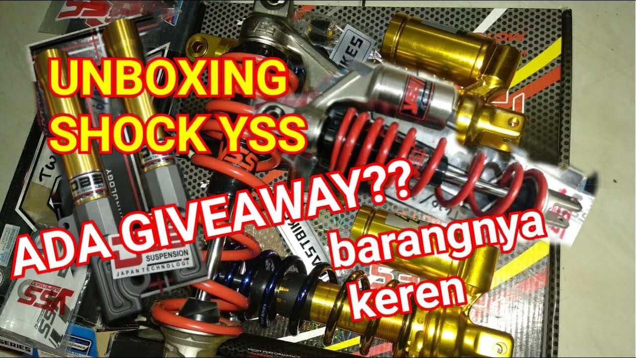 UNBOXING Shock absorber sepeda motor - YSS FASTBIKES WP DBS - barangnya ...