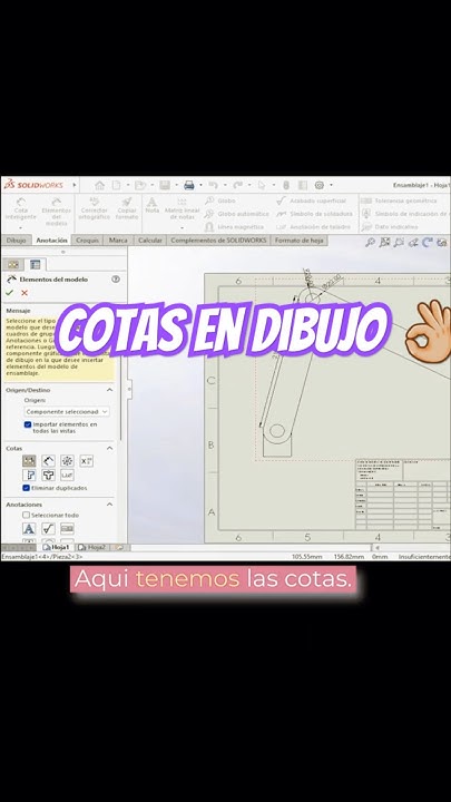 ¿Cómo poner cotas en planos 2D - Dibujos en #solidworks ? 👌🏻 | Aprende CAD XD - YouTube