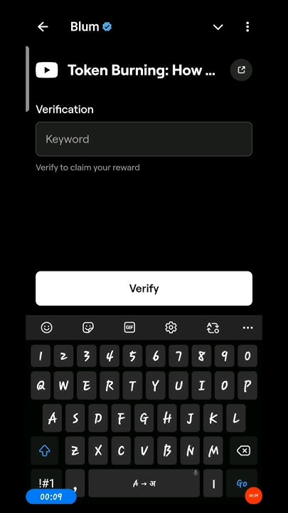 Token burning : how & why ? blum code | today blum keyword | blum task code | blum code - YouTube
