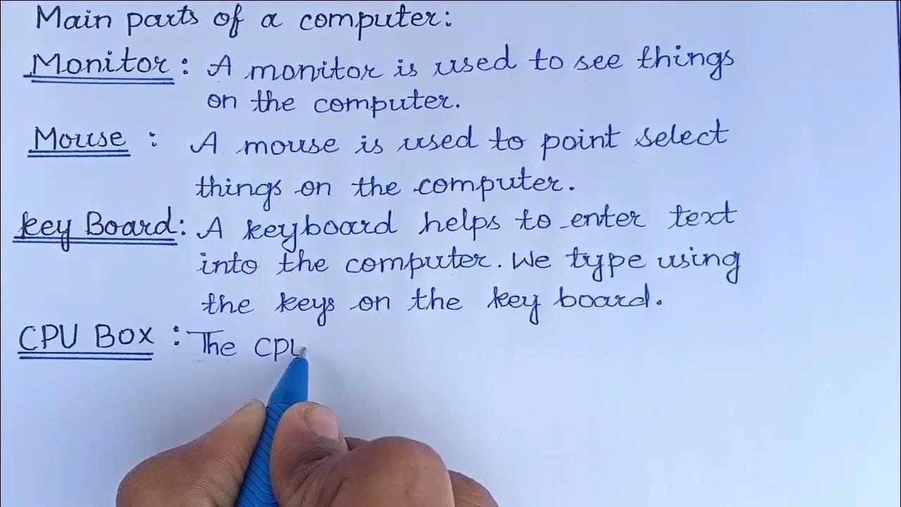 What is computer? Full Explanation| Computer Parts Explanation/ Computer parts details| - YouTube