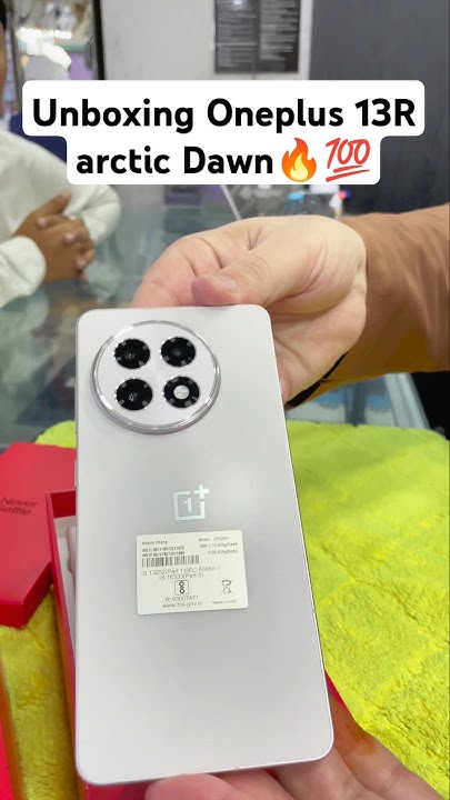 Review The First Look of Oneplus 13R Arctic Dawn 💯🔥 #oneplus13r #tech#shorts #unboxing # ...