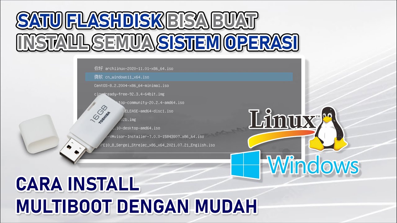 Cara Buat Multiboot USB Flashdisk menggunakan VENTOY - Support All ...