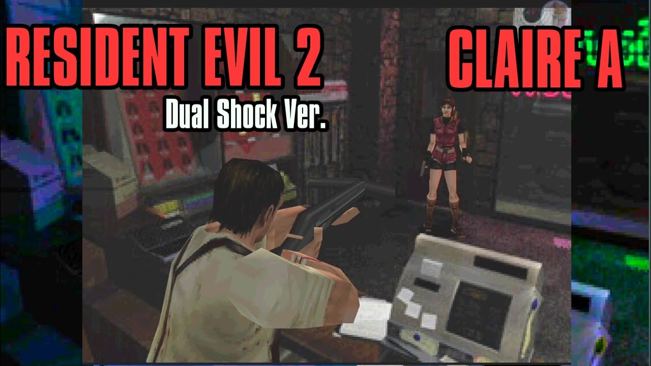 Resident Evil 2 (PS1) Claire A Gameplay - YouTube