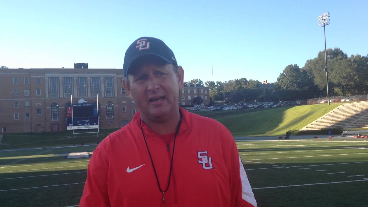 Samford head coach Chris Hatcher after practice, Aug. 25, 2015 - YouTube