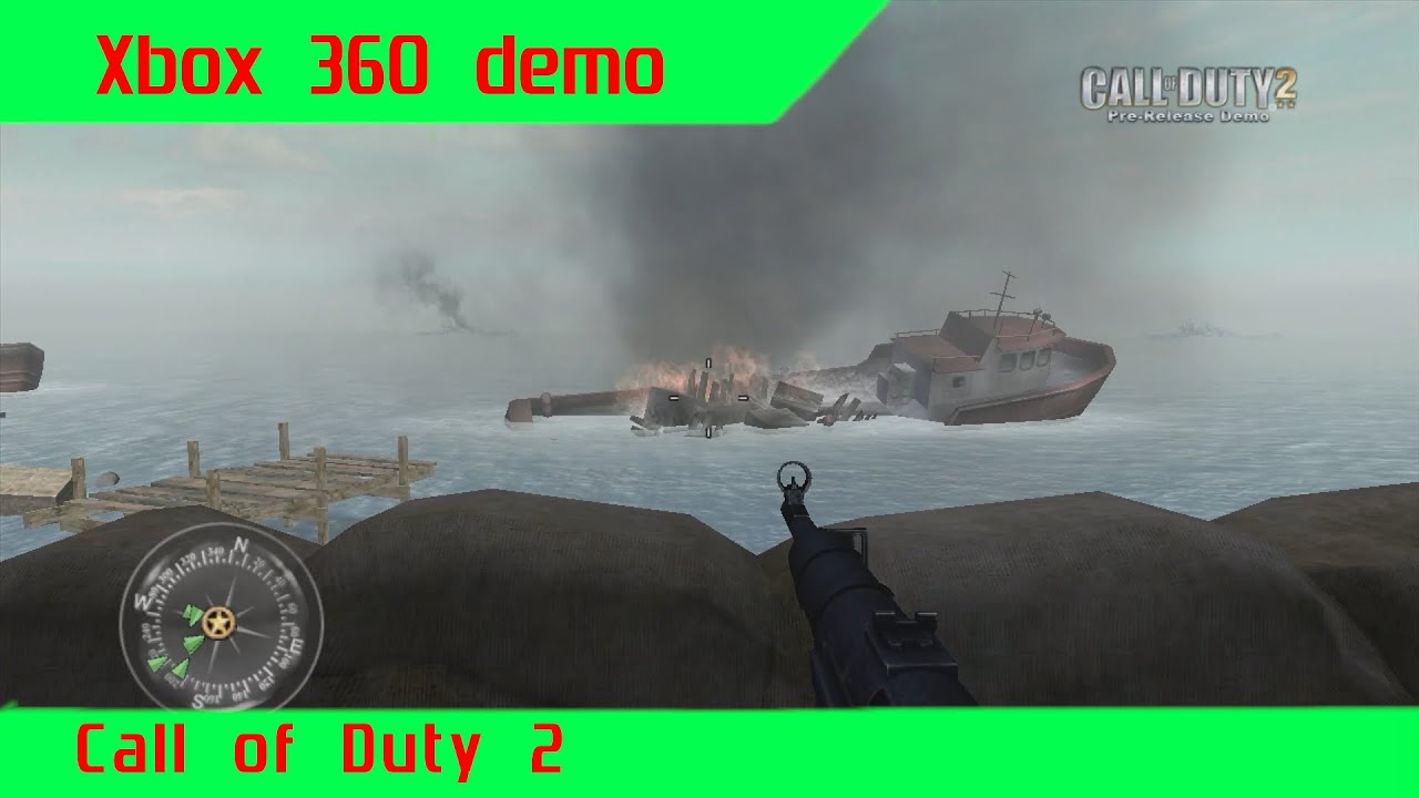 Call of Duty 2 Demo Xbox 360 - YouTube