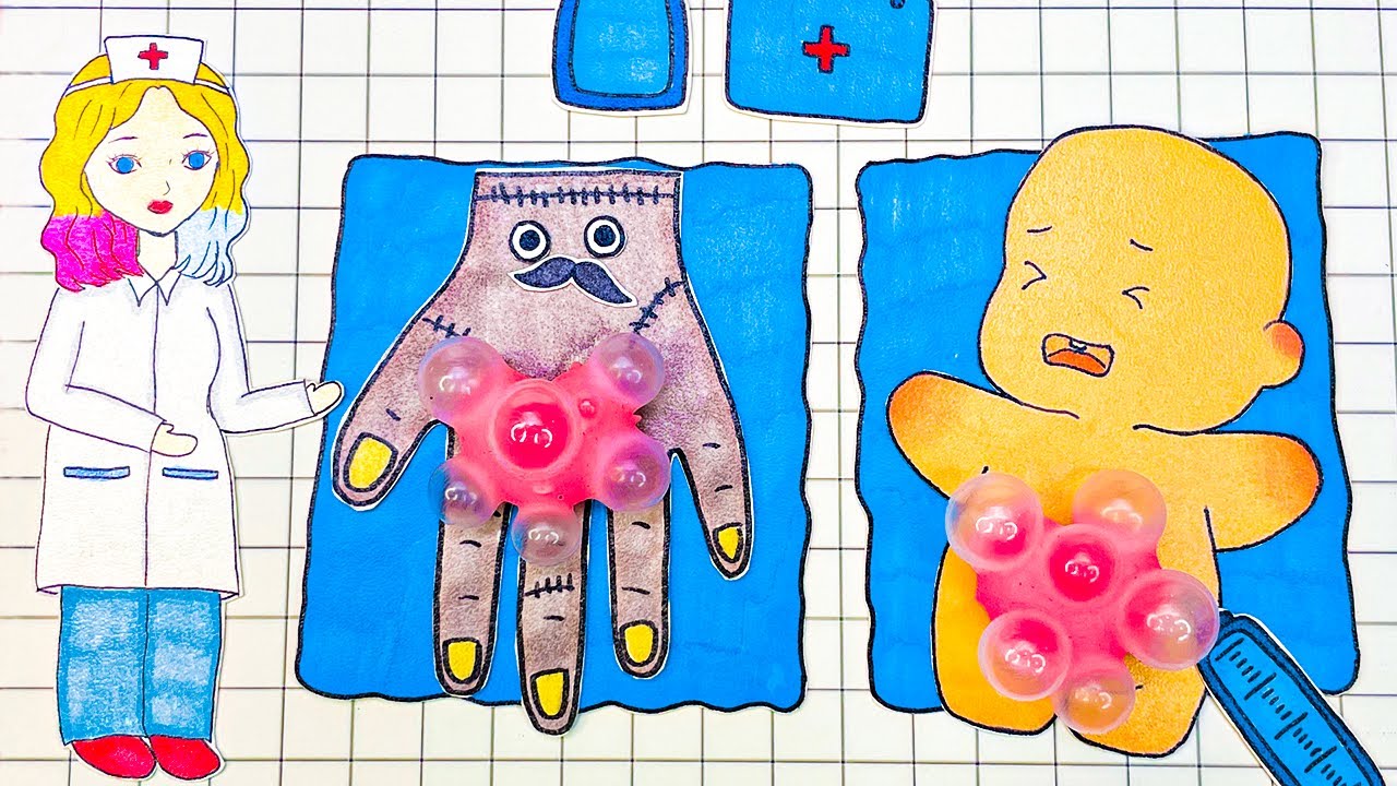 [💸paper diy💸]👶POP THE PIMPLES #2 👶🤰 BABY CAKE TIPS | 놀이종이 💋 Mina Asmr ...