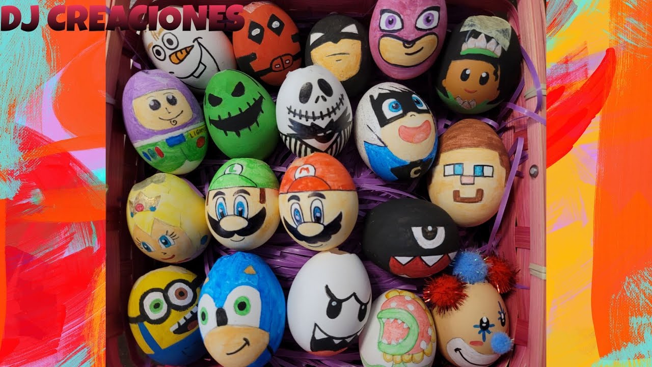 huevos de confeti para pascua - YouTube