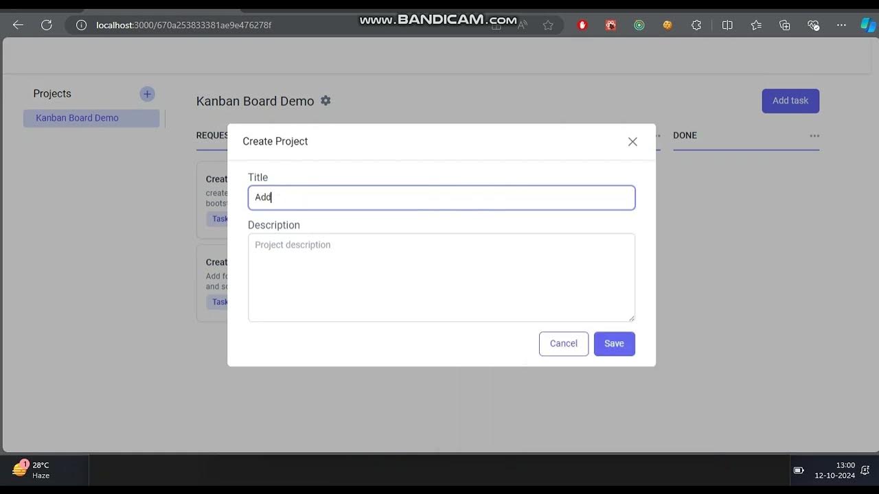 Kanban board Demo built in MERN stack - YouTube
