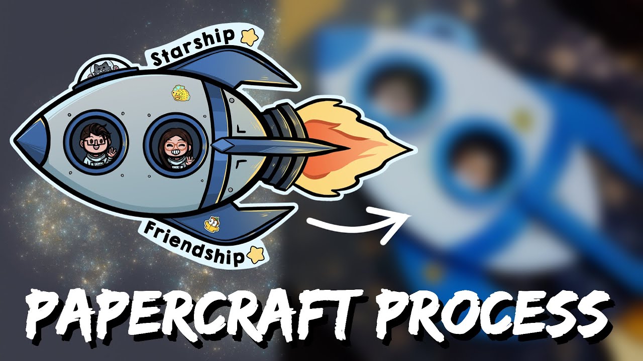 Papercraft Starship Friendship! - YouTube