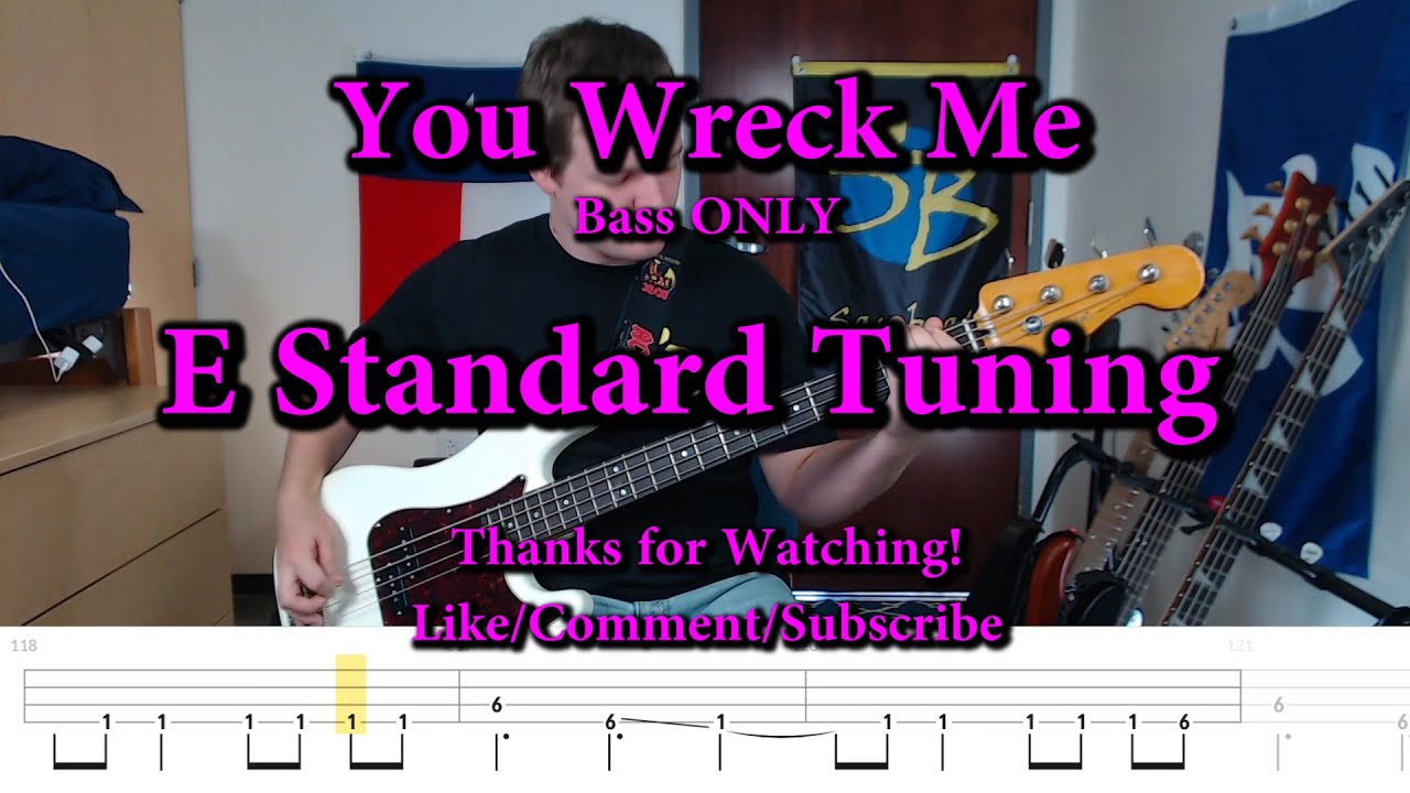 You Wreck Me - Tom Petty (Bass ONLY Cover with Tabs) - YouTube