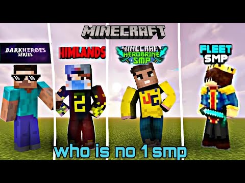 Top 7 Best Smp in India / who is no 1 smp in india - YouTube