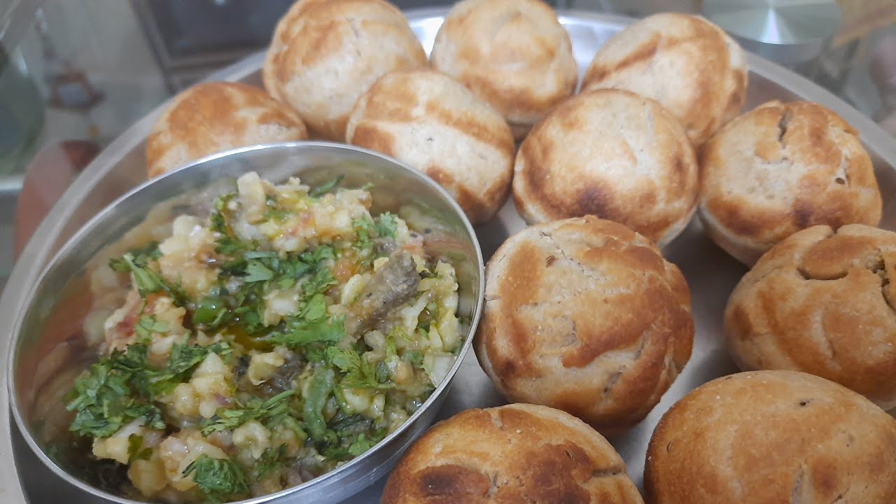 Easy litti chokha recipe // litti chokha recipe in appe stand - YouTube