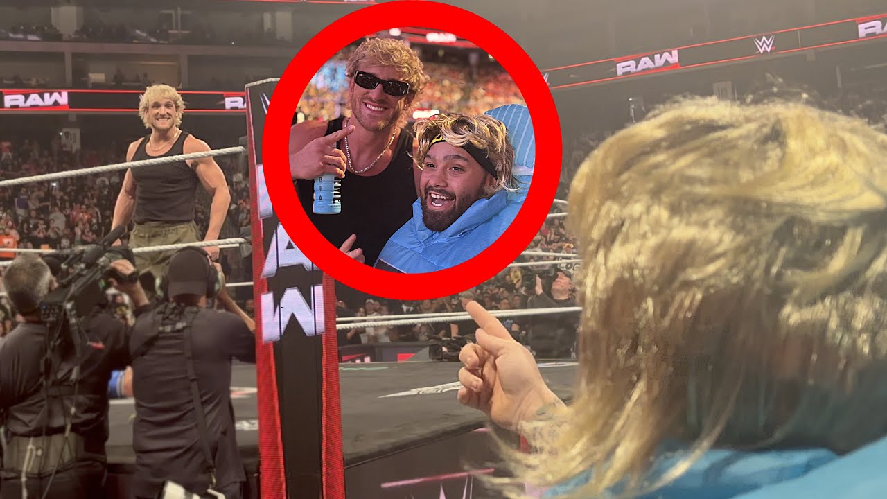 Surprising Logan Paul With PRIME Mascot! - YouTube