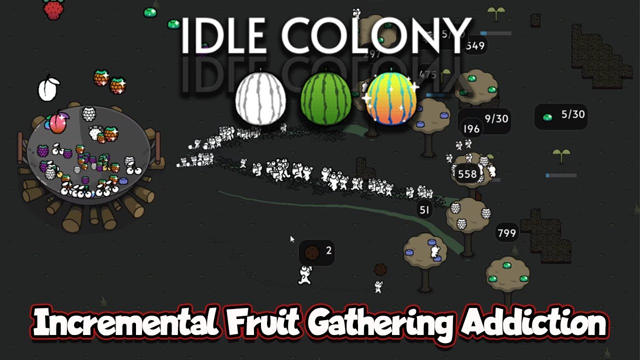 Idle Colony - Incremental Fruit Gathering Addiction! - YouTube