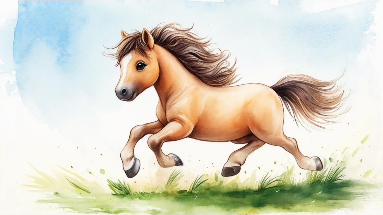 Le Petit Cheval 🐴 | Chanson pour enfants avec paroles - YouTube