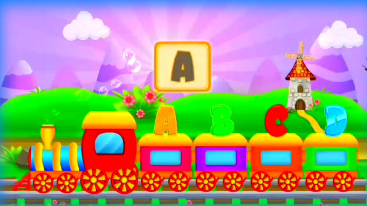 Abcd Train | Abcd | Abcd learning for kids | Nursery Rhymes| Abcd song ...