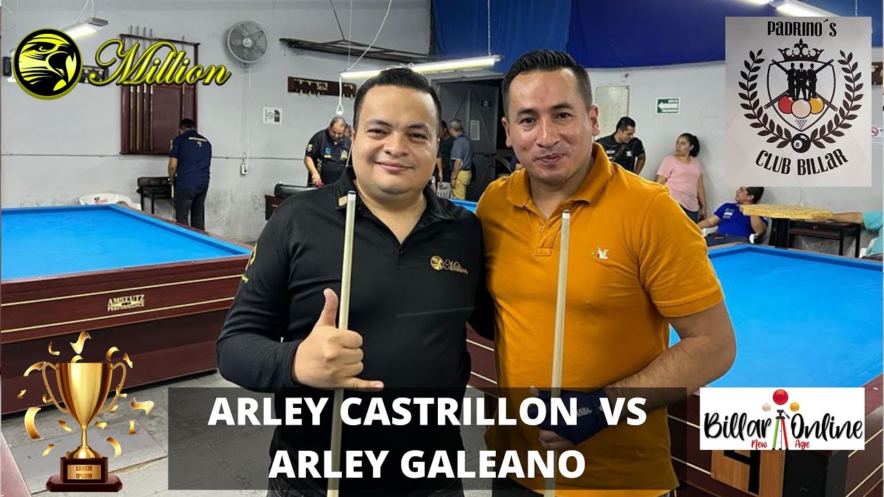 FINAL COLOMBIANA Arley Galeano Vs Arley Castrillon Club Billar Padrino ...