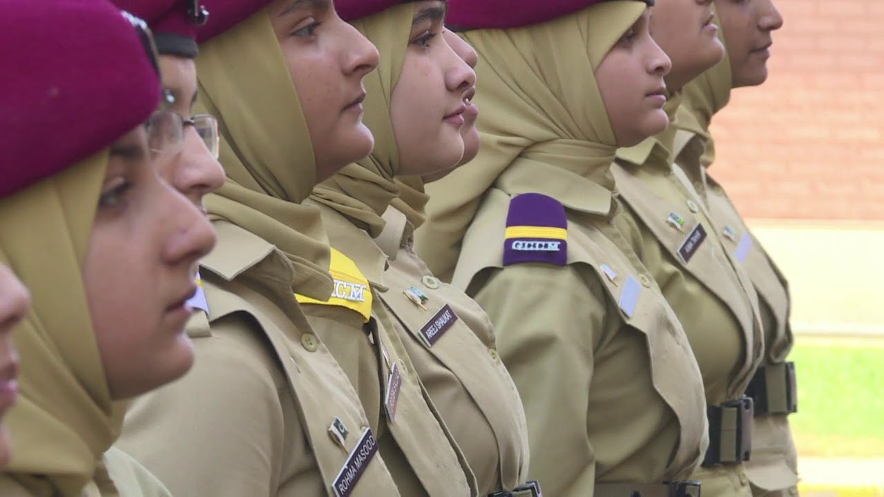 Pakistan's girl cadets dream of taking power - YouTube