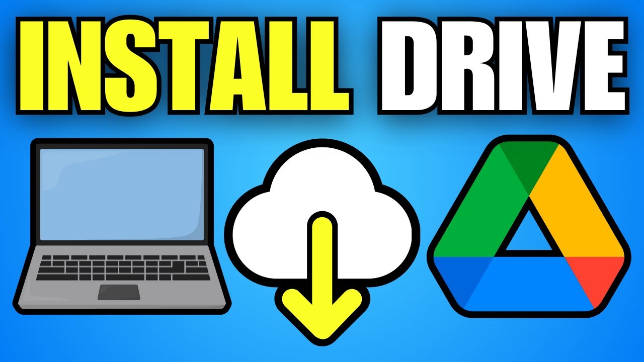 How To Install Google Drive in Laptop & PC - YouTube