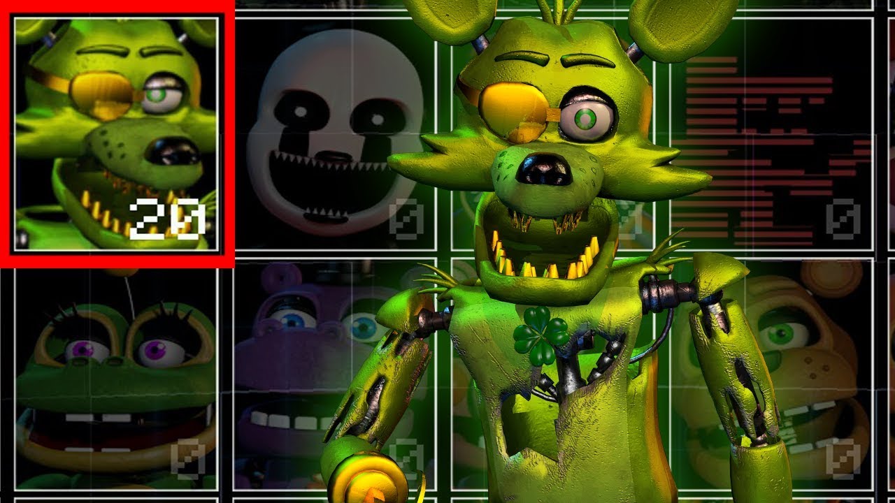 Foxy becomes a Shamrock! Shamrock Foxy! (UCN Mods) - YouTube