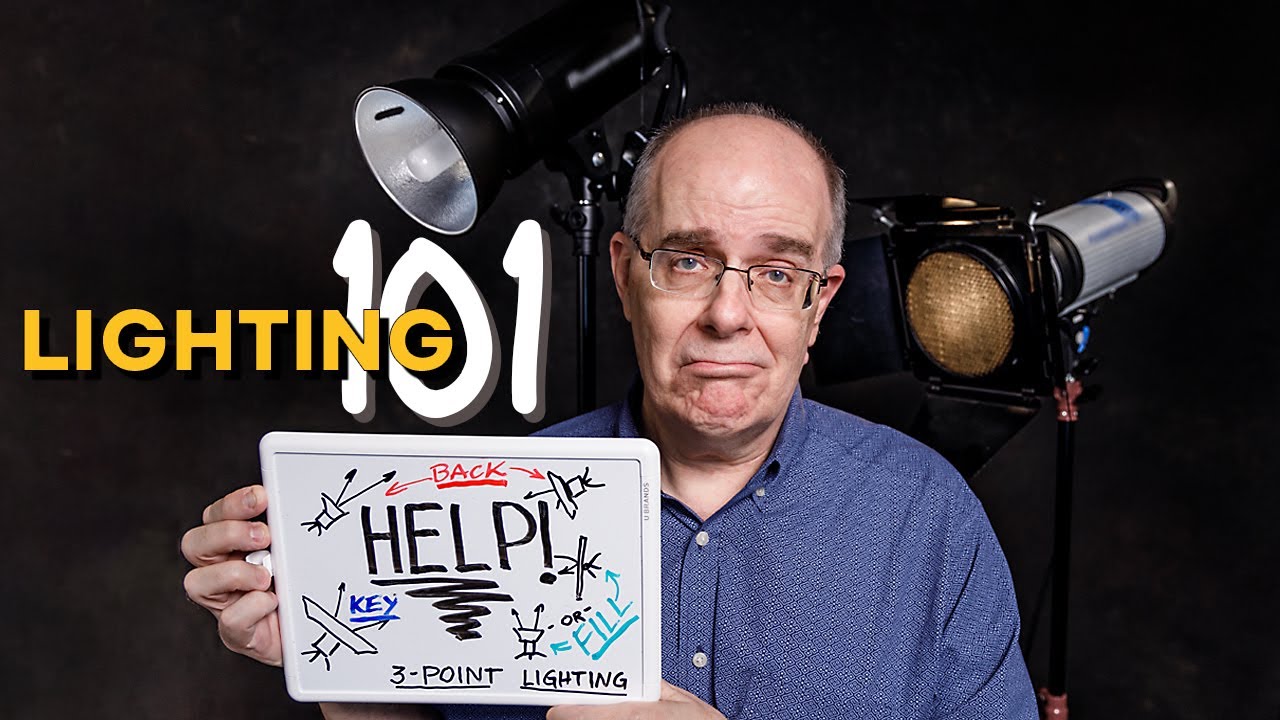 How To Get STUNNING Portraits With 3-point Studio Lighting - YouTube