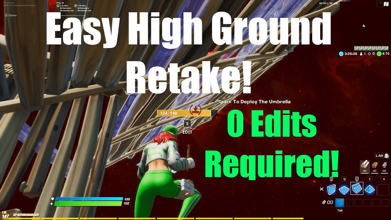 *EASY* HIGH GROUND RETAKE WITH *NO EDITING!* | Fortnite - YouTube