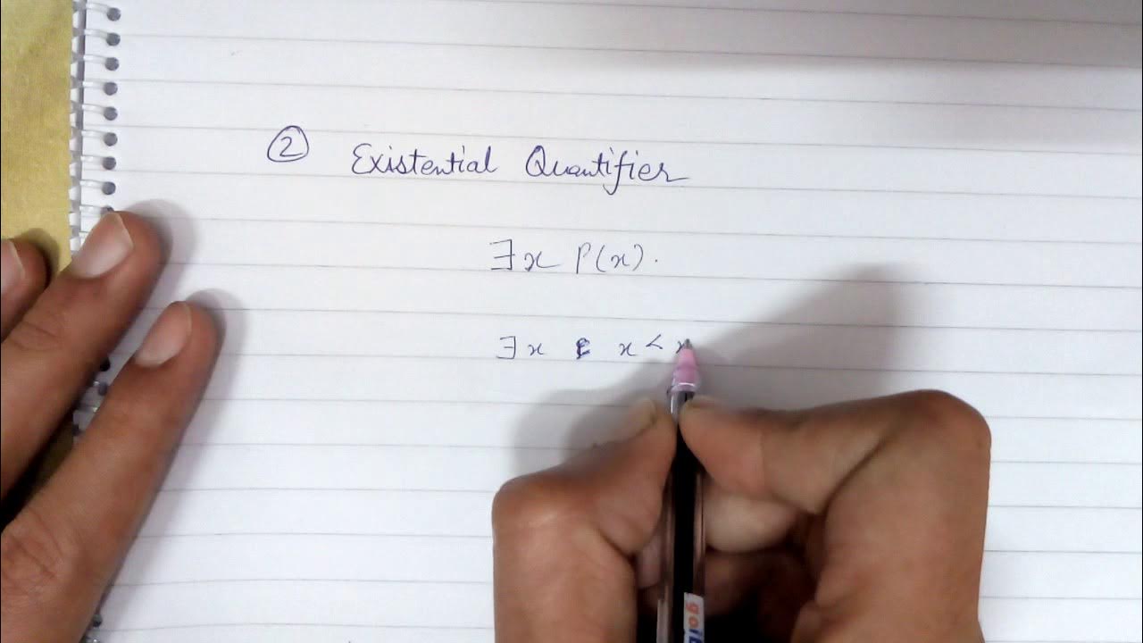 existential quantifier - YouTube