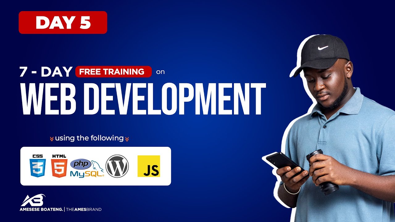 LIVE ))) DAY 05 : 7-DAY Free Web Development Training - YouTube