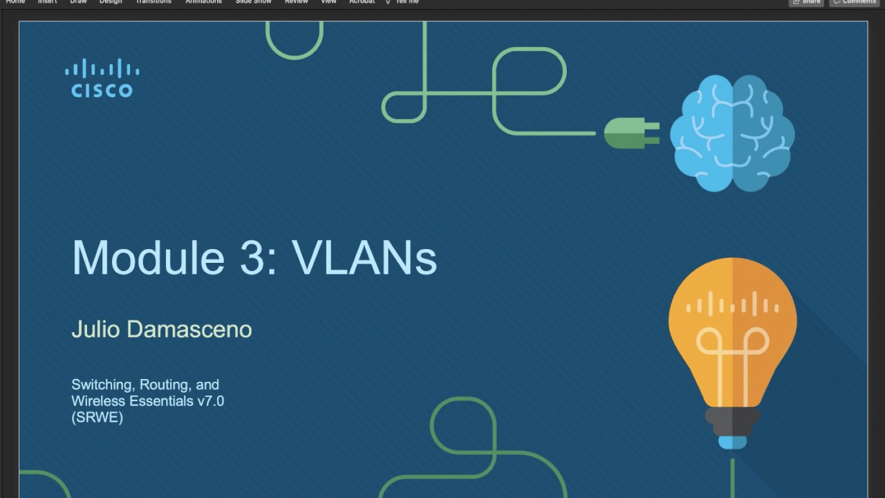 CCNA2 v7 - Module 3: VLANs - YouTube