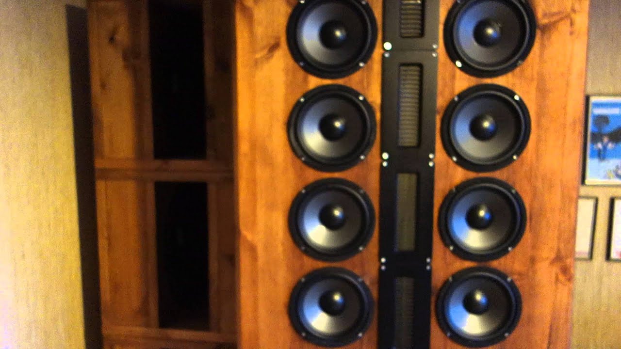 HOLMSOUND LJUMVIKEN TEST2. OPEN BAFFLE LINE ARRAYS & SLOT LOADED ...
