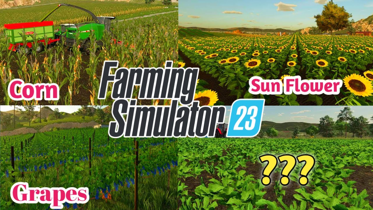 Farming Simulator 23 - All Crops Explained with screenshots - FS 23 ...