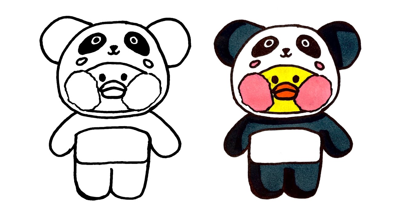 How to Draw Lalafanfan Duck - YouTube