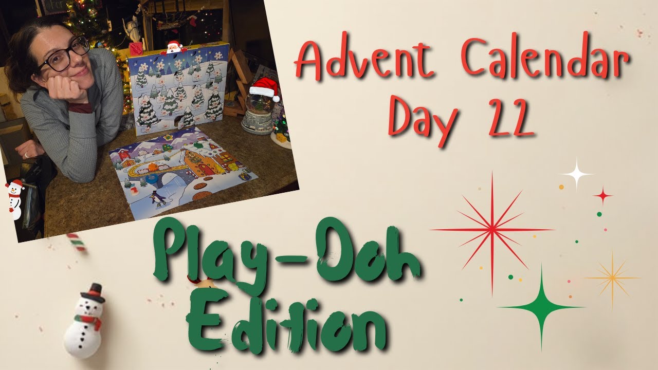 Play-Doh Advent Calendar Playset - Nutcracker Toy Soldier Marches In! 🎄 ...