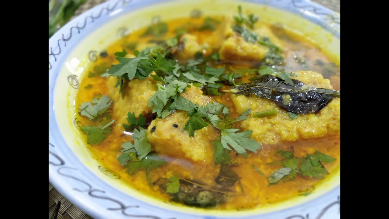 Dhokri recipe/memon's special/ baisan ki curry gravy/ gravy without ...