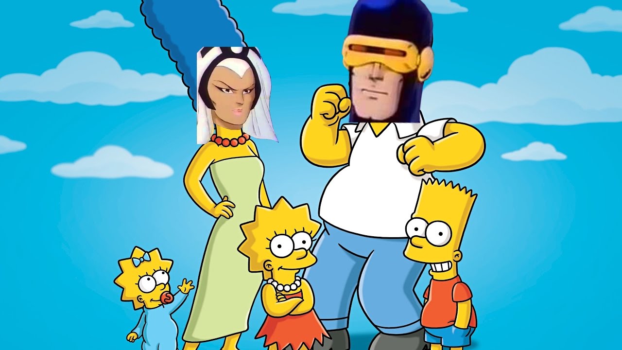 The X Men (The Simpsons x Xmen crossover Theme song) - YouTube