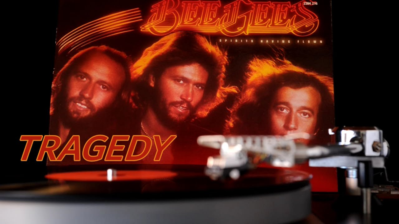 BEE GEES - Tragedy - Vinyl + Lyrics - YouTube