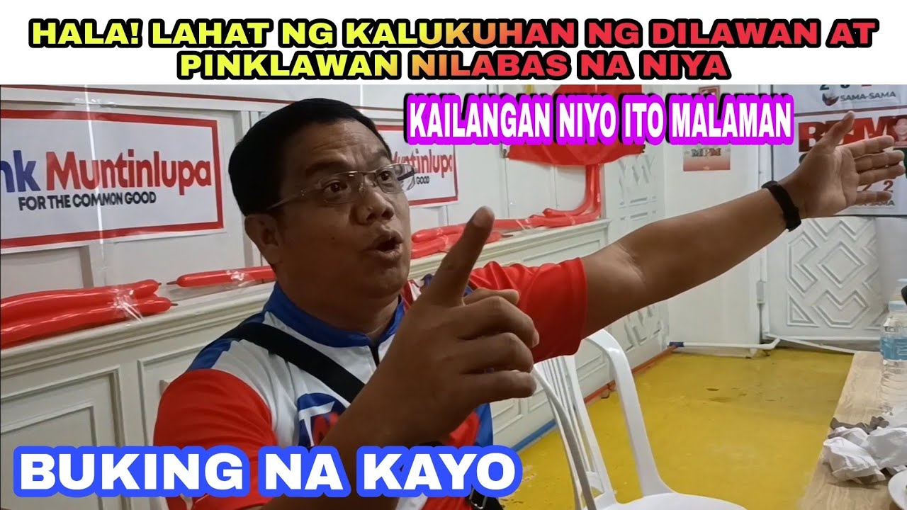 Exclusive! Lahat Ng Kalukuhan Ng Dilawan At Pinklawan Nilabas Niya ...