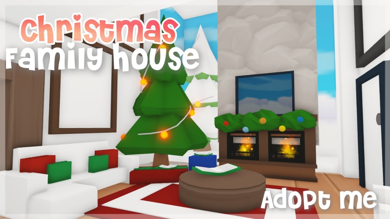 Christmas Family Home Part 1 - House build - Minami Oroi Adopt me - YouTube