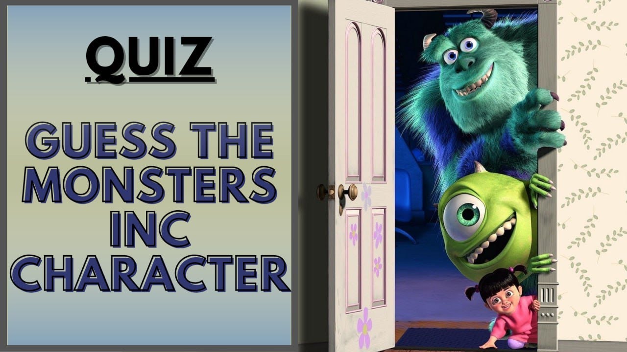 Guess The Monsters Inc Character... - YouTube
