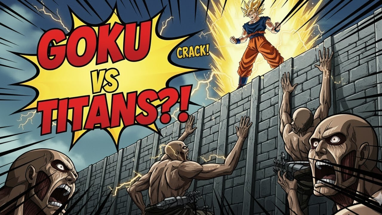 What If Goku Was in Attack on Titan? | Would He Destroy Titans or Join ...