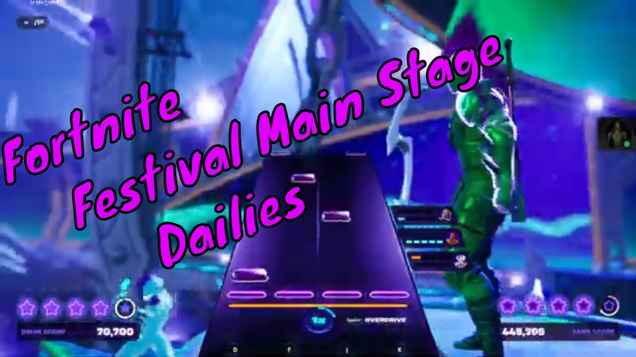 Let's Play Fortnite: Festival Main Stage daily quests - YouTube