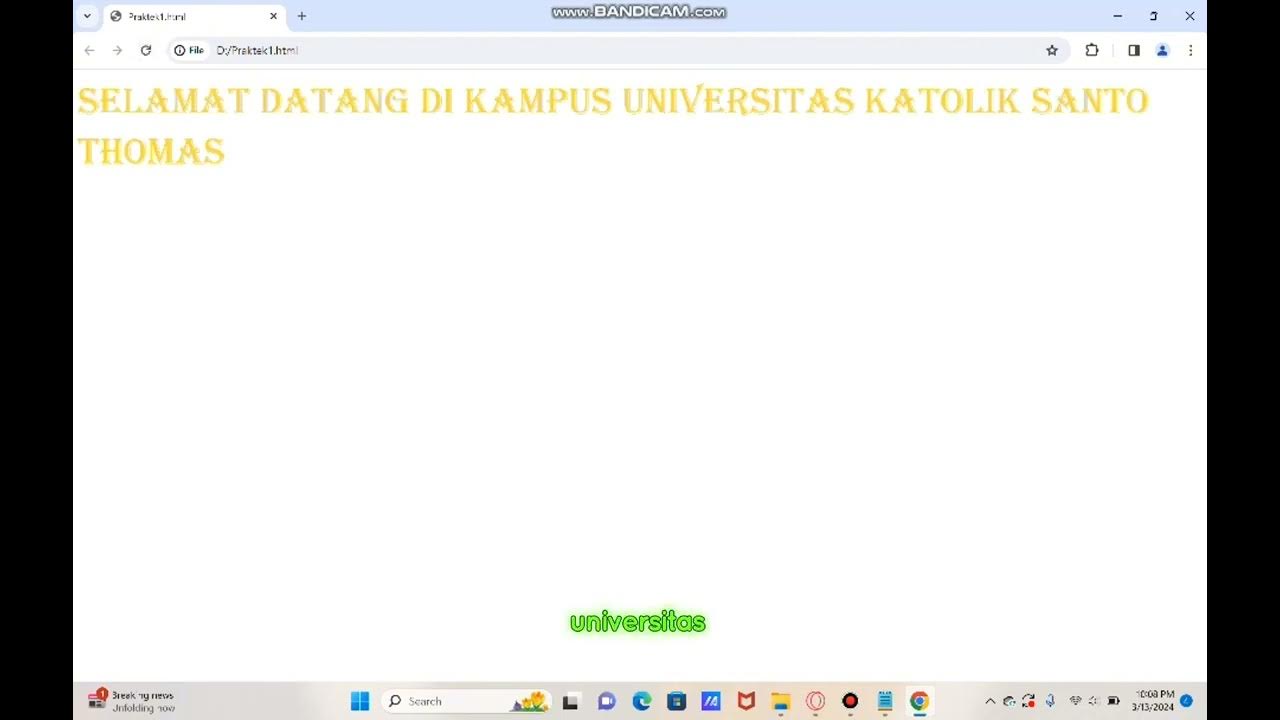 membuat web sederhana menggunakan aplikasi notepad☺ - YouTube