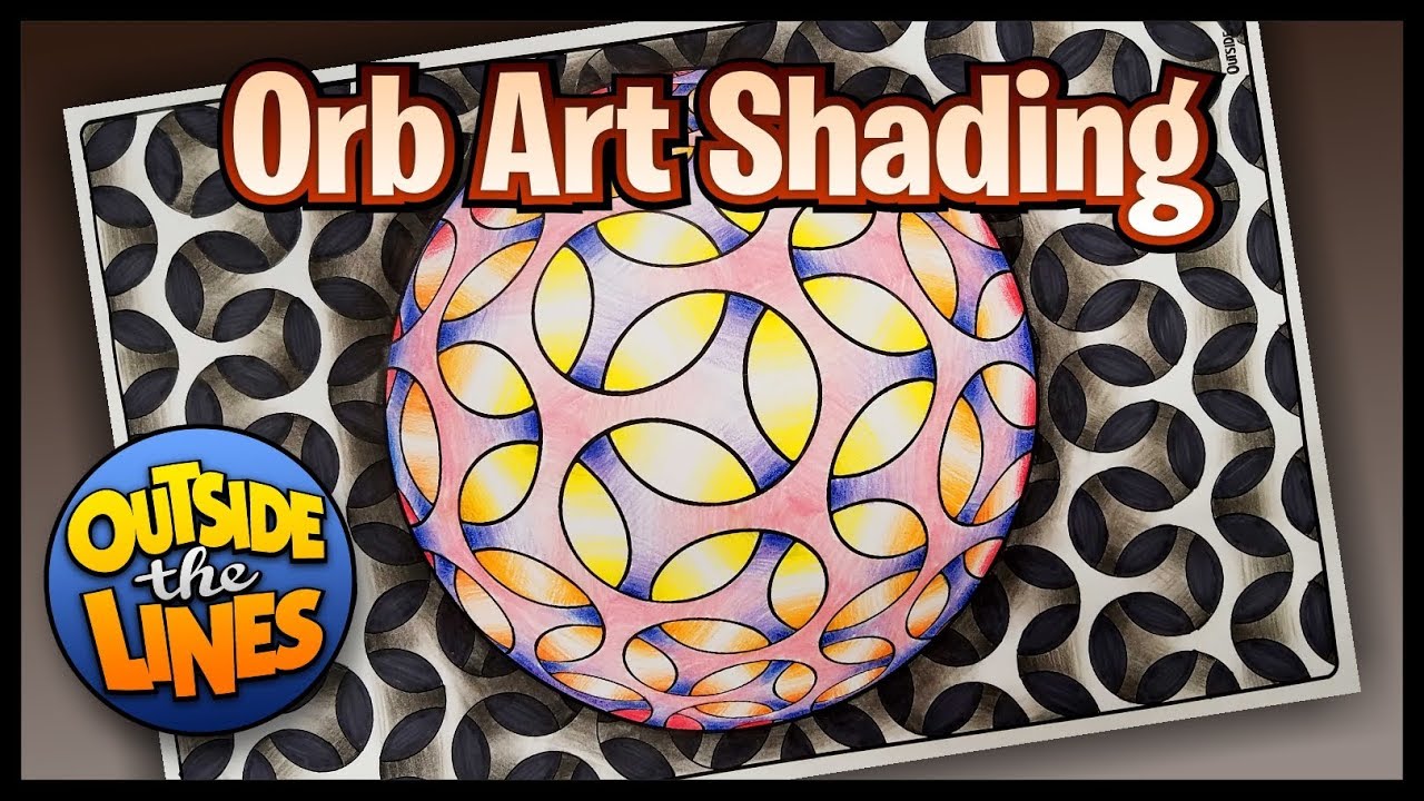 Orb-Art Shading in Colored Pencil - YouTube