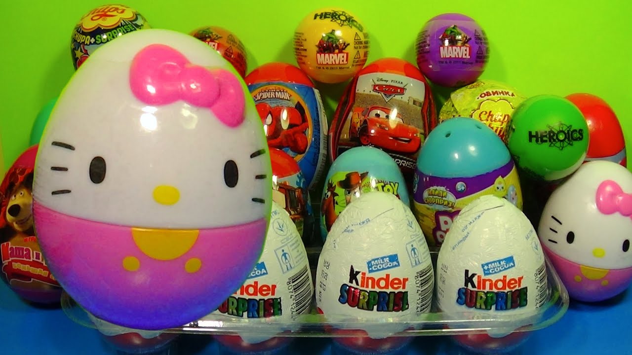 HELLO KITTY Surprise Egg!1 of 20 Kinder Surprise and Surprise eggs ...