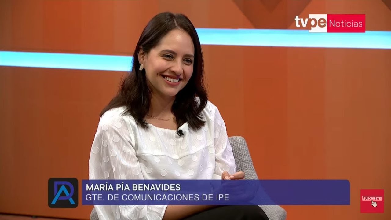 [TV Perú] Entrevista a María Pía Benavides, gerenta de Comunicaciones ...