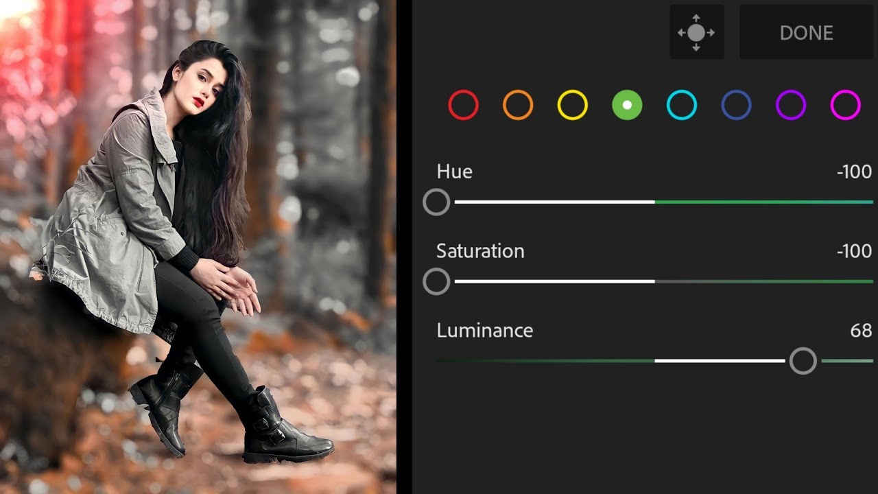 Lightroom dark colour effect photo editing || Lightroom background colour change preset | lr ...
