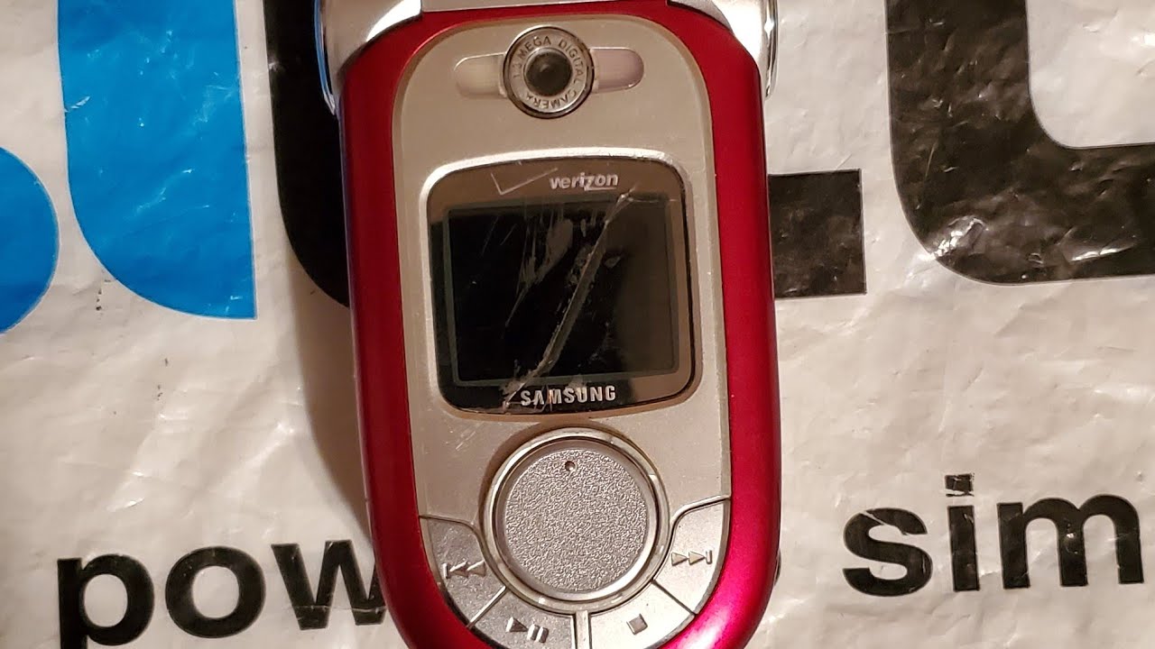 Verizon Wireless Samsung SCH-A950 - YouTube