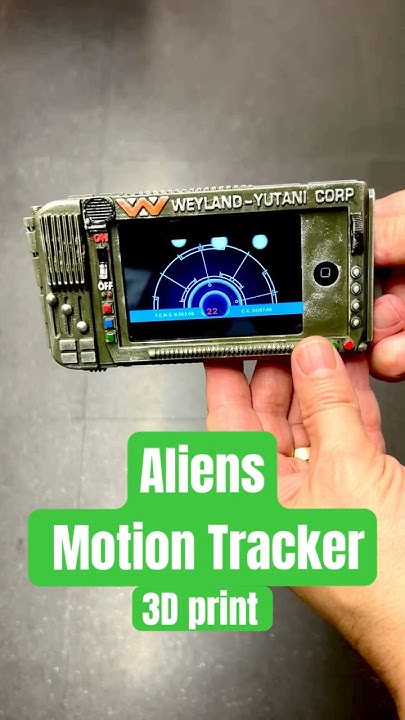 Aliens motion tracker for pulse rifle 3D print #alien #aliens #alienromulus #3dprinting #cosplay ...