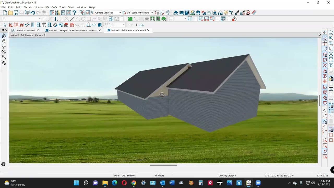 Manual roof editing in Home Designer Pro 2020 - YouTube