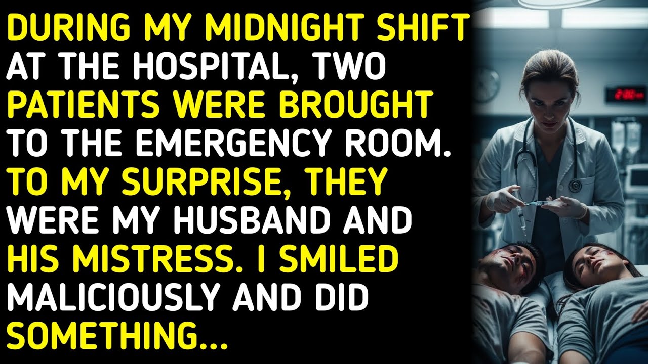DURING MY MIDNIGHT SHIFT AT THE HOSPITAL, TWO PATIENTS WERE BROUGHT TO ...